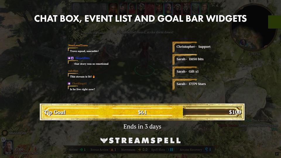 Rune Saga RPG Animated Twitch Overlay Package for Runescape, Elden Ring ...