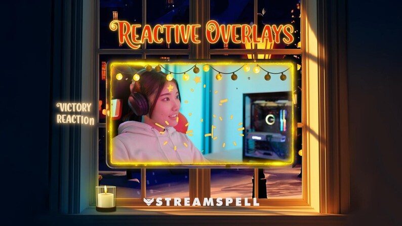 Christmas Time Reactive Overlays – Holiday Win & Damage Reactions for ...