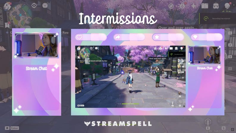 Pastel Twitch Overlay Pack – Animated Alerts, Stinger & Webcam - Etsy