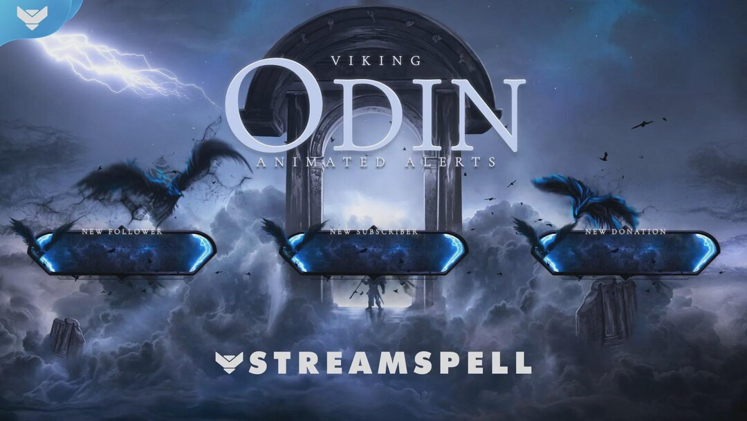 Viking Odin Stream Alerts: Animated Twitch Alerts With Sound (PDF Guide ...