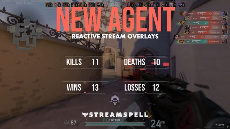 VALORANT Reactive Overlays | Automated Kill, Death, Win, Loss Counters ...
