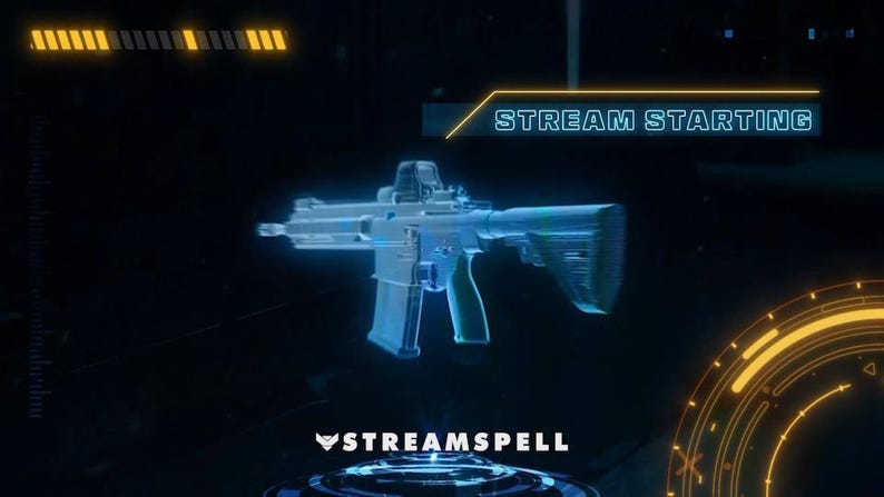 Neon FPS Stream Package | Tactical HUD Overlays & Alerts | Christmas ...
