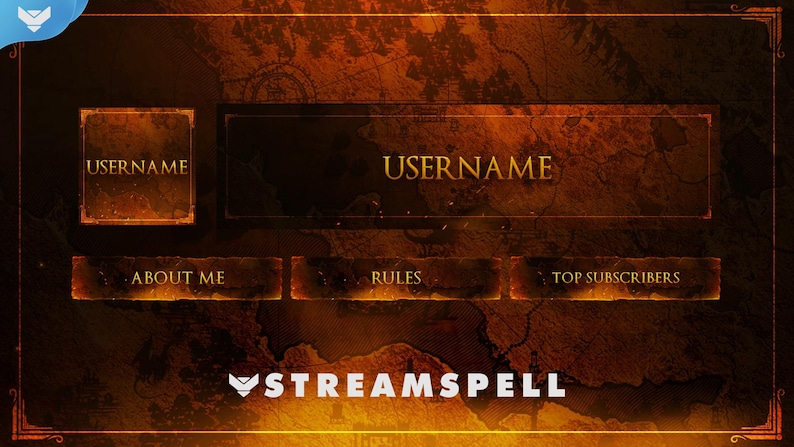 Dungeon Master Twitch Overlay | Dnd Animated Alerts, Stinger Transition | RPG Stream Design for ...