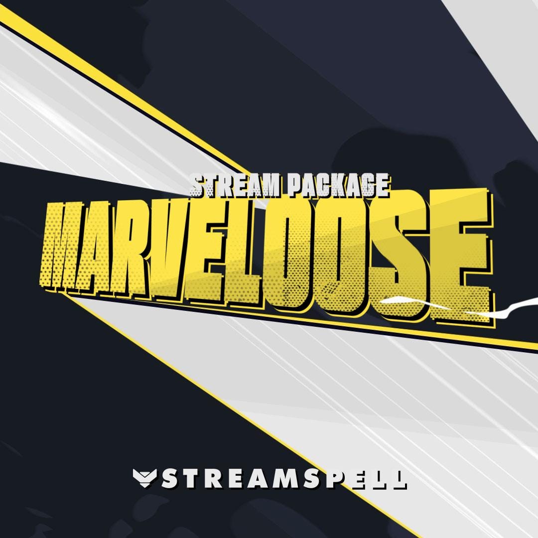 Animated Twitch Overlay Package Marvel Rivals, Customizable Alerts ...