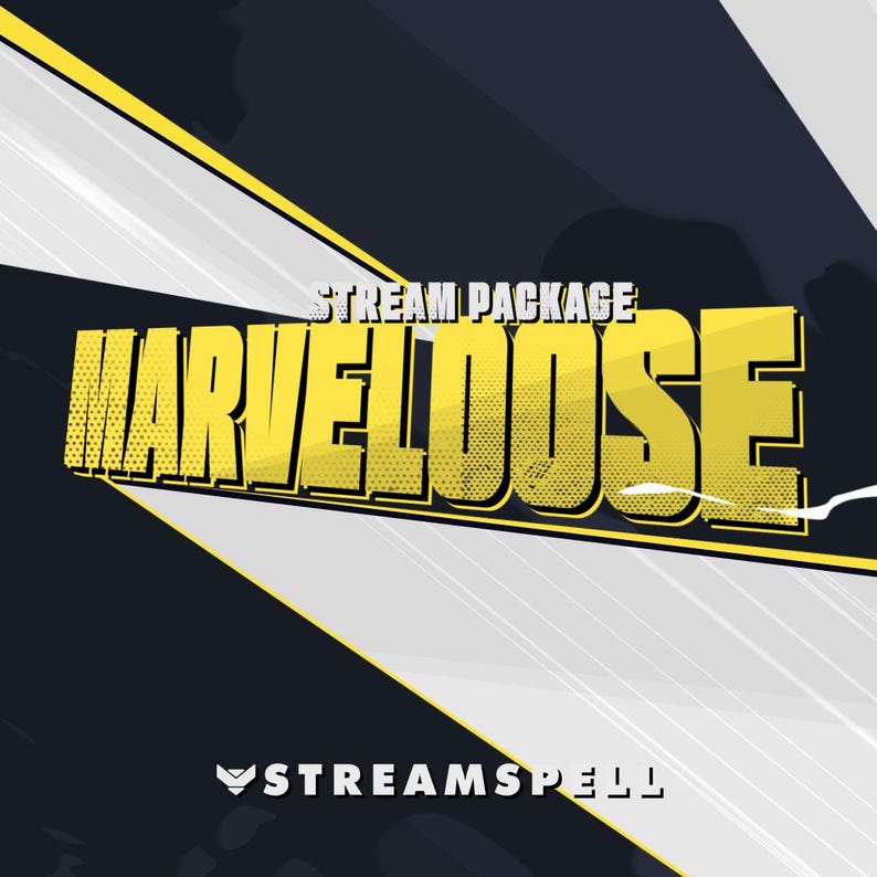 Animated Twitch Overlay Package Marvel Rivals, Customizable Alerts ...