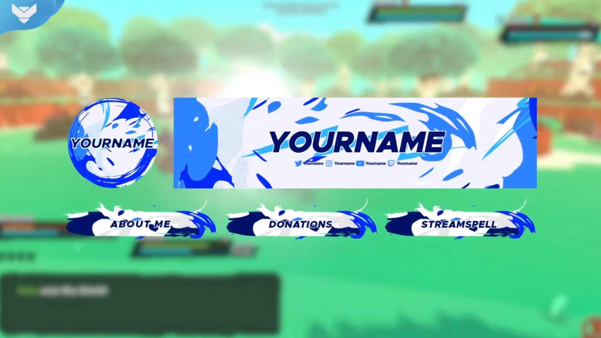 Pokémon Blaze Stream Overlay Package, Dual Output, Alerts, Transition ...