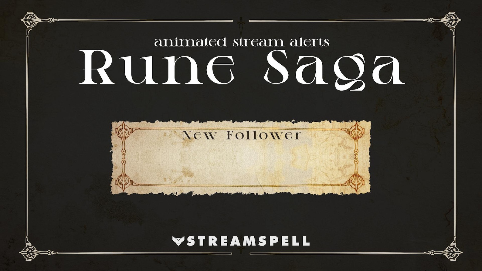 Rune Saga Animated Stream Package, RPG Overlay for Twitch, Youtube - Etsy