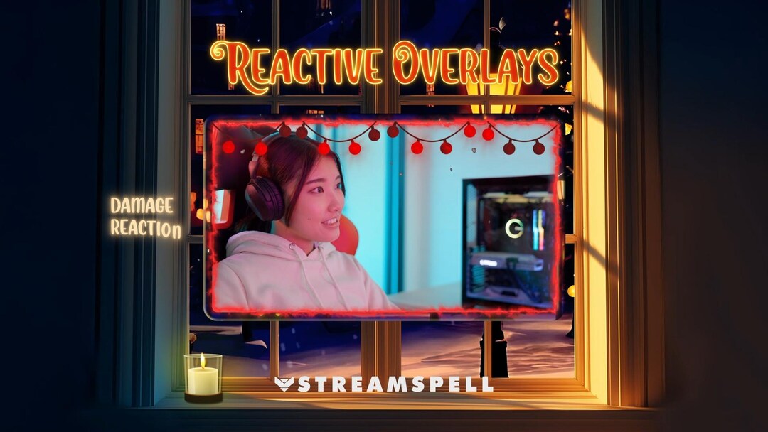 Christmas Time Reactive Overlays – Holiday Win & Damage Reactions for ...