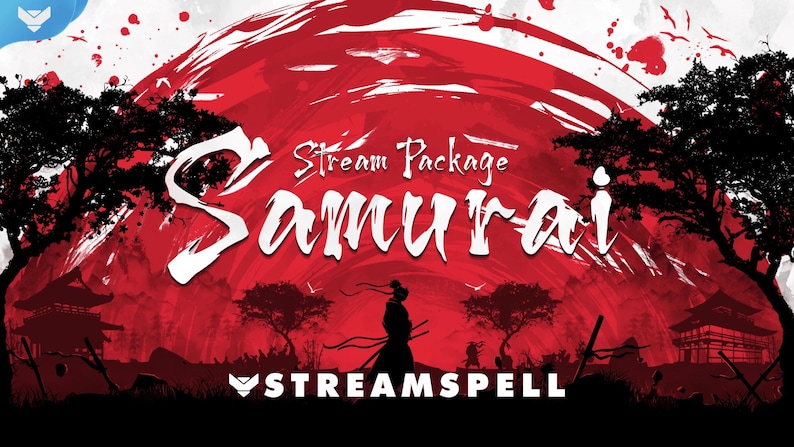 Samurai Stream Package: Animated Twitch Overlay & Alerts - Etsy