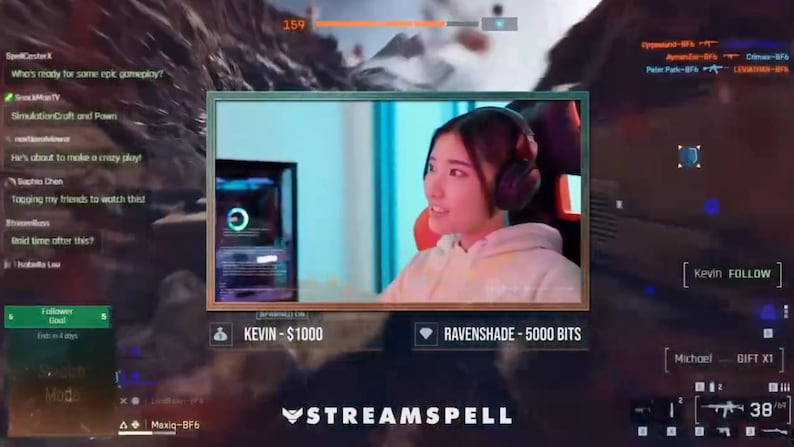 BF6 HUD Stream Overlay Package: Tactical FPS Stream (OBS, Streamlabs) - Etsy