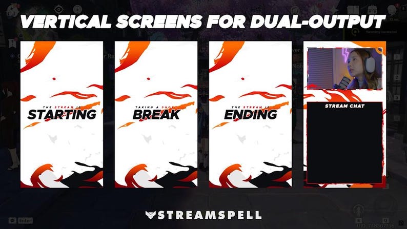 Pokémon Blaze Stream Overlay Package, Dual Output, Alerts, Transition ...