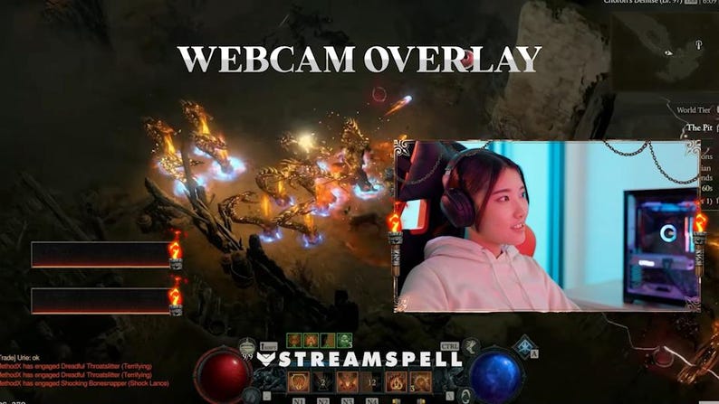 Dark Fantasy Stream Overlay Package: RPG Twitch, Youtube, Facebook - Etsy