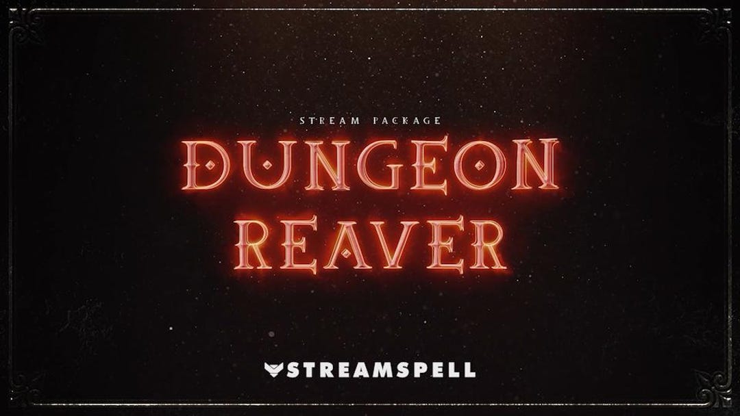 Dark Fantasy Stream Overlay Package: RPG Twitch, Youtube, Facebook - Etsy