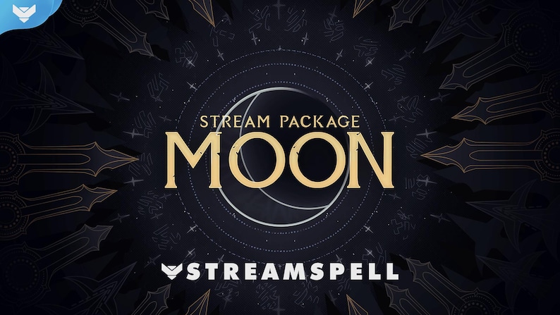 Animated Sun and Moon Twitch Overlay Package - Etsy