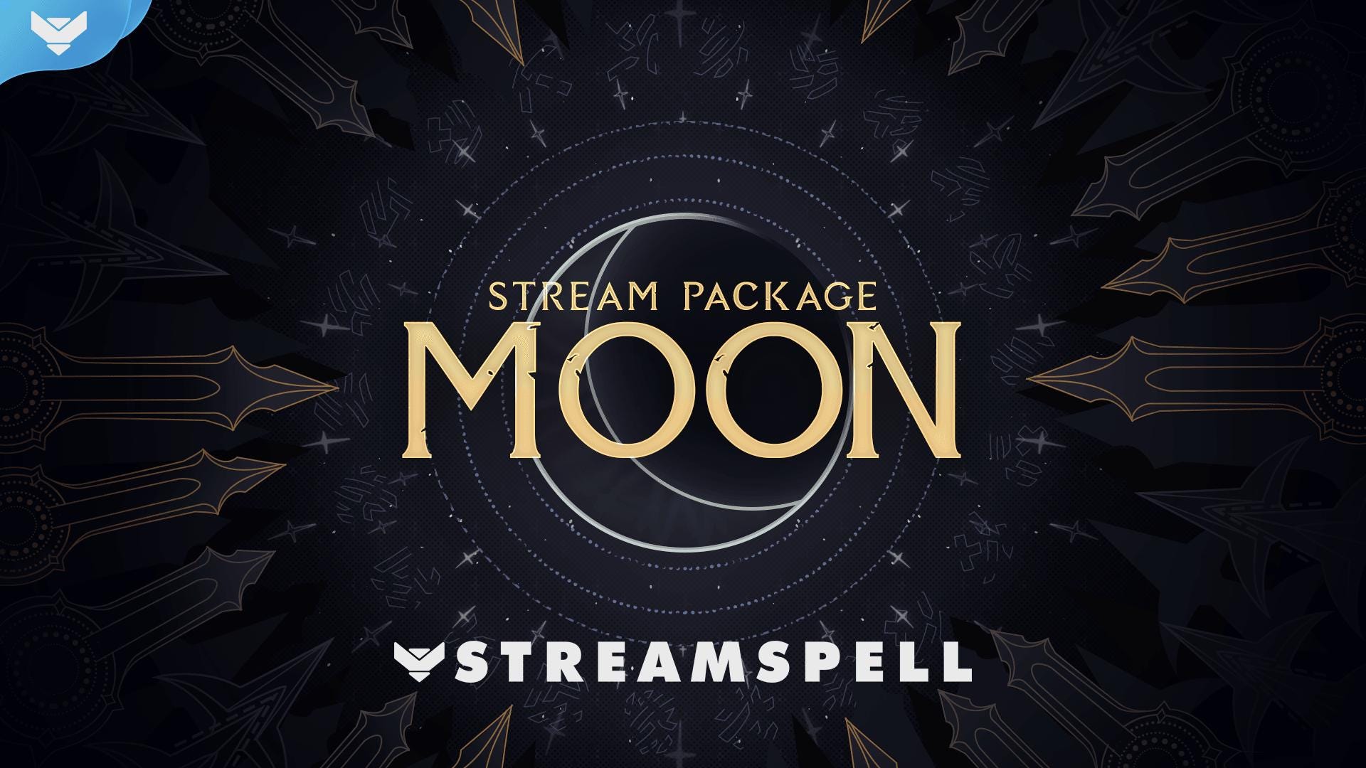 Animated Sun and Moon Twitch Overlay Package - Etsy