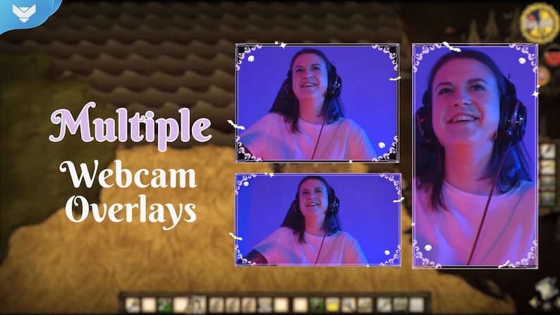 Cute Purple Kawaii Stream Overlay by Streamspell | Kawaii: Kuromi Stream Package | Stream Alerts ...