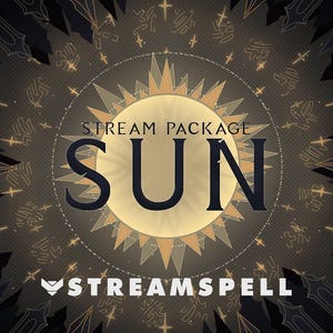 Animated Sun and Moon Twitch Overlay Package - Etsy