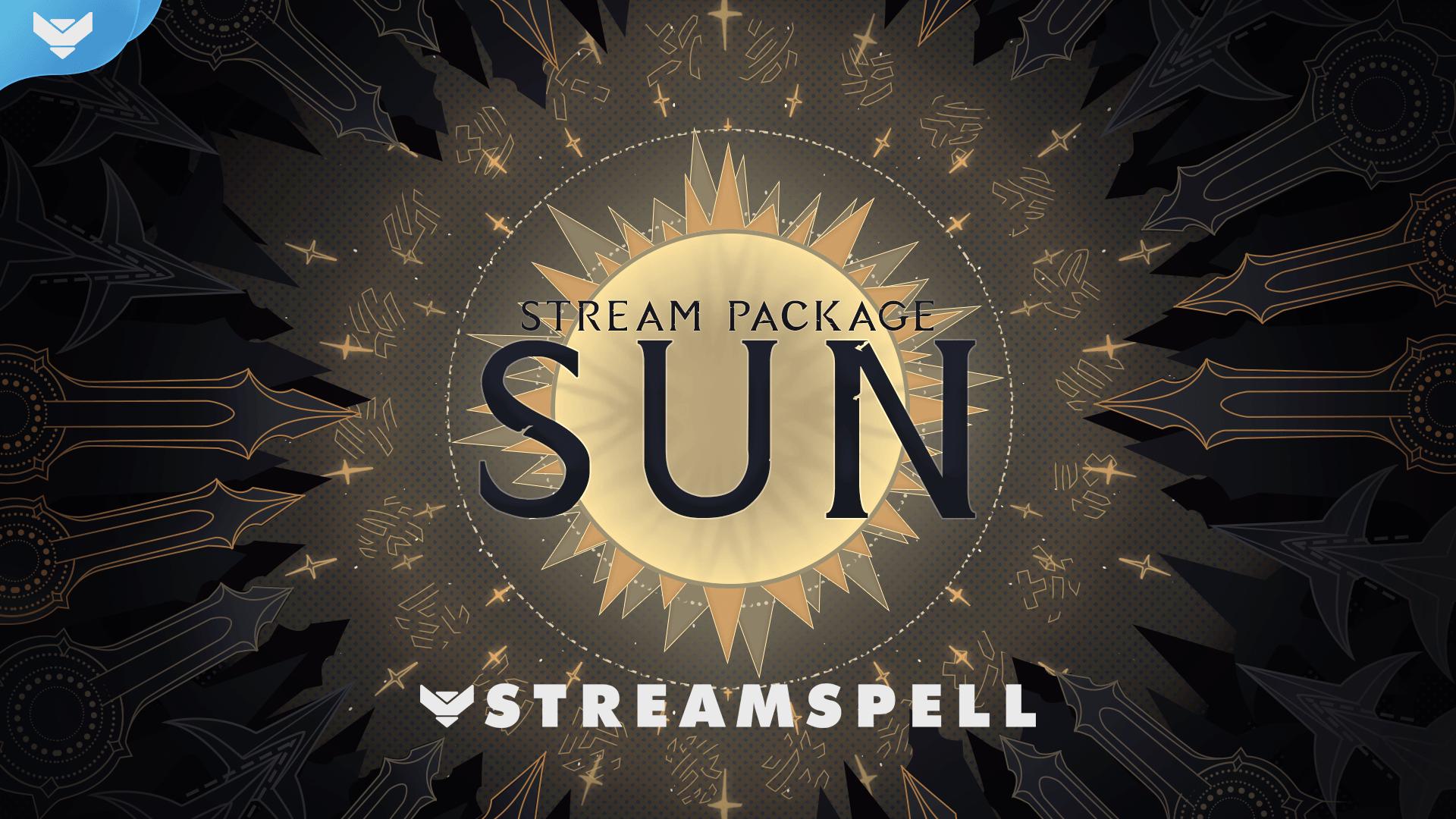 Animated Sun and Moon Twitch Overlay Package - Etsy