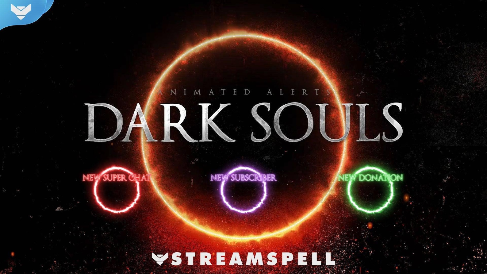 Dark Souls Stream Package: Animated Twitch Overlays, Alerts, Panels - Etsy