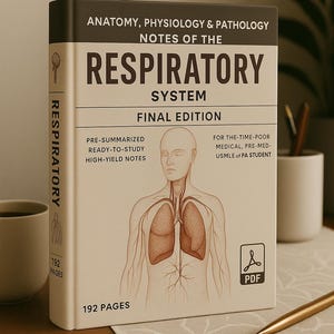 Respiratory System Study Notes | Anatomy, Physiology and Pathology ...