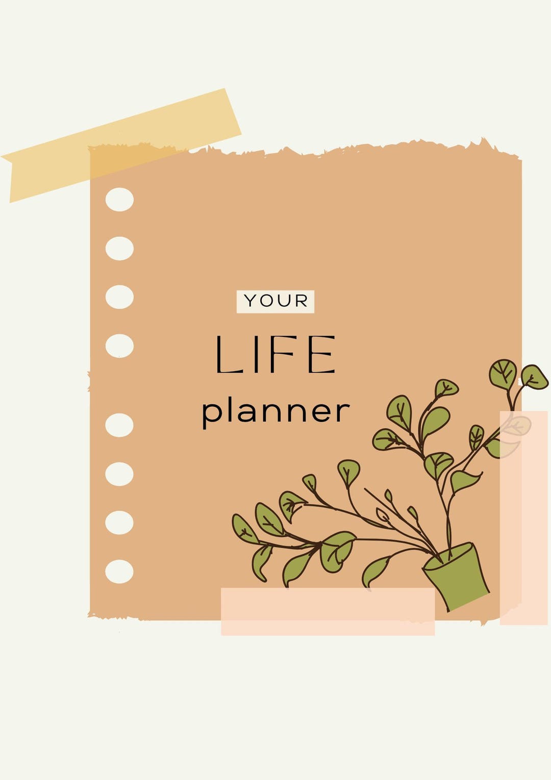 Digital Life Planner | Printable Daily, Weekly, Monthly Pages (PDF ...