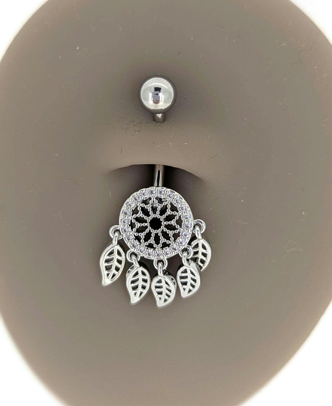 Belly Button Piercing, Belly Button Ring, Dream Catcher, Surgical Steel ...
