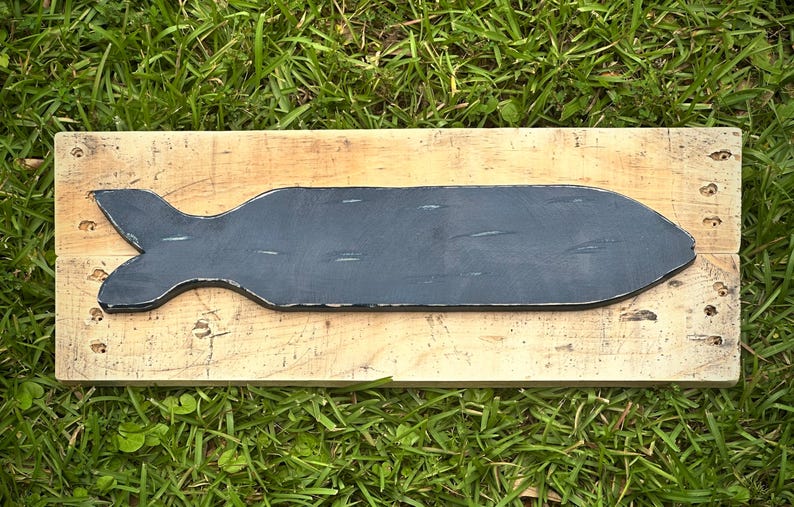 Pallet Wood Fish Sign, Hand Crafted Coastal Feel Sign, Beach House Sign ...