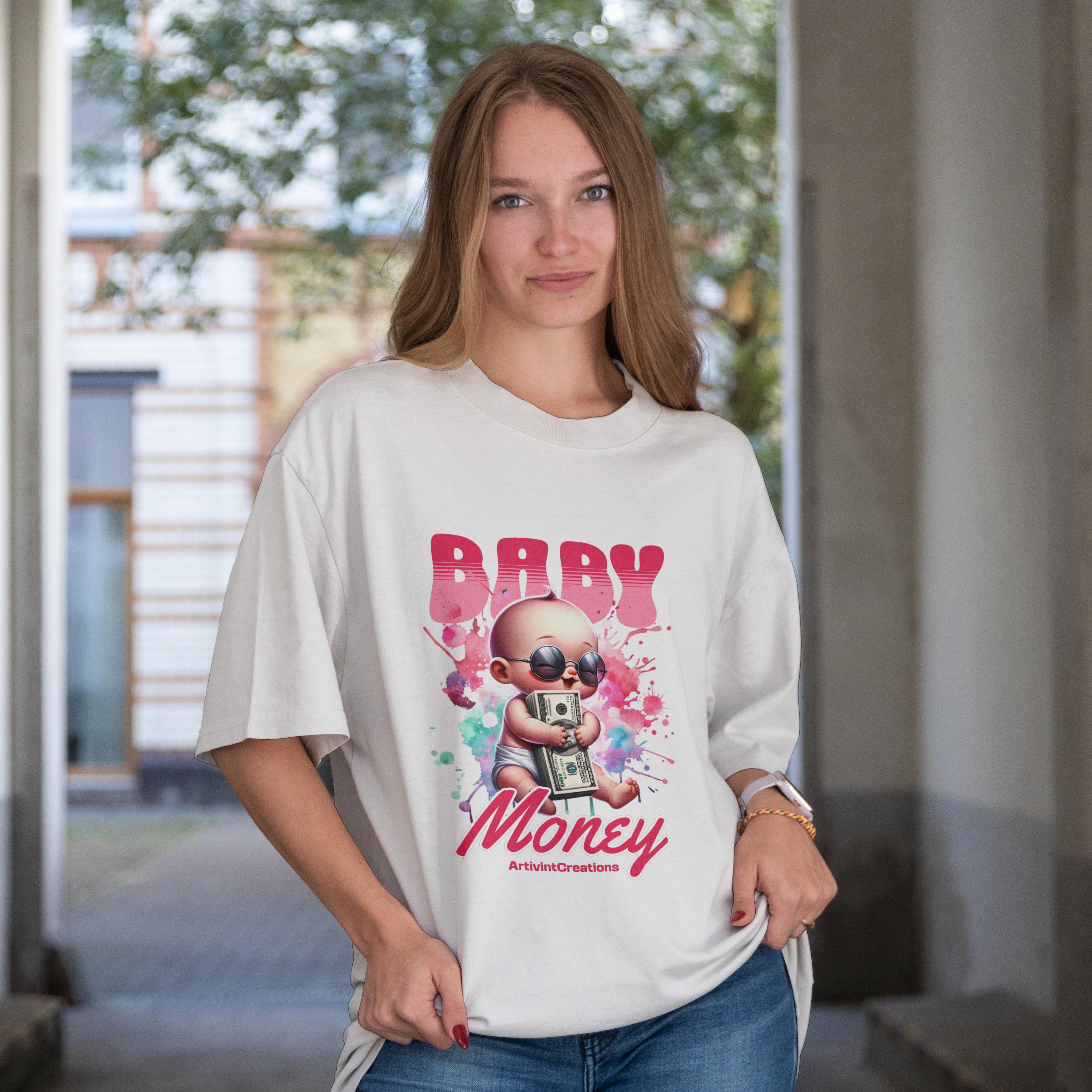 Baby Money Poster – Cool Hip Hop Baby Wall Art – Funny Nursery ...