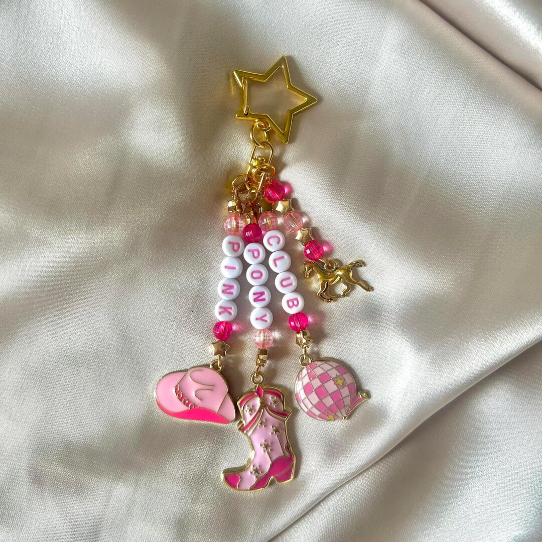 Pink Pony Club Keychain, Chappell Roan Keychain - Etsy