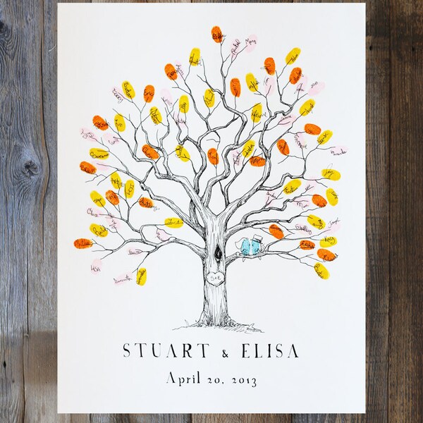 Guest Book Tree - Etsy
