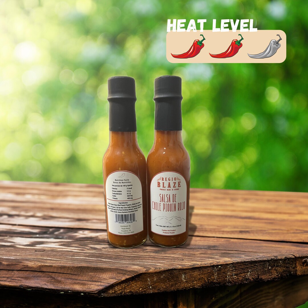 Salsa De Chile Piquin, Piquin Pepper Hot Sauce 5oz - Etsy