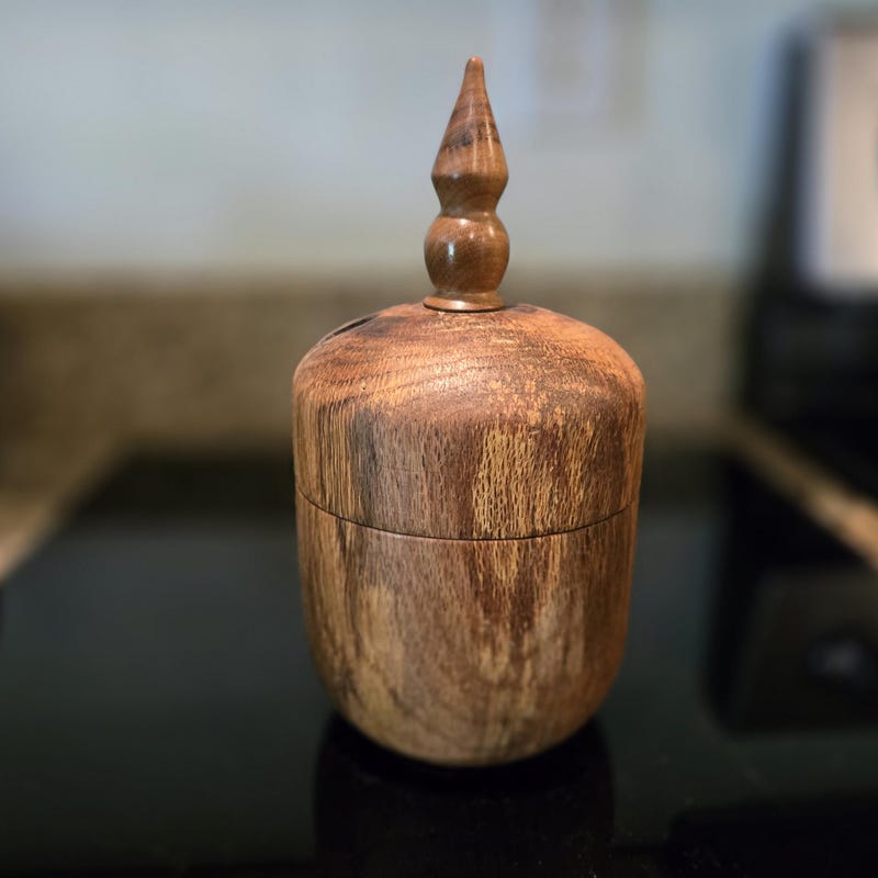 Wood Turned Box - Etsy