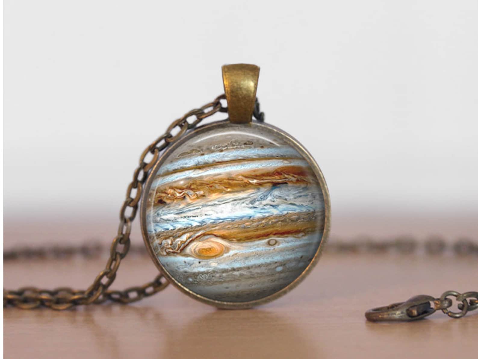 Jupiter Necklace Jupiter Pendant Jupiter Jewelry Jupiter - Etsy