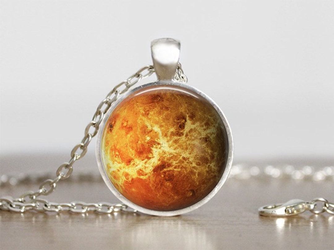 Venus Necklace, Venus Pendant, Venus Jewelry, Venus Charm, Space ...