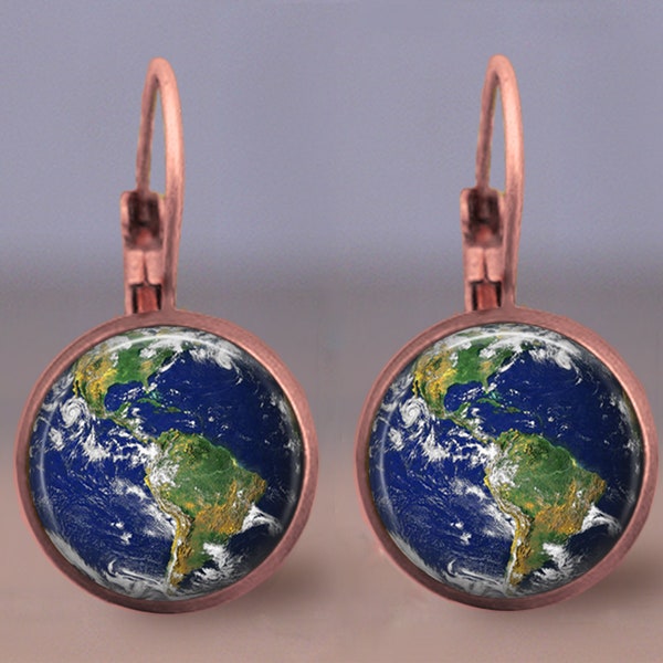 Earth Earring - Etsy