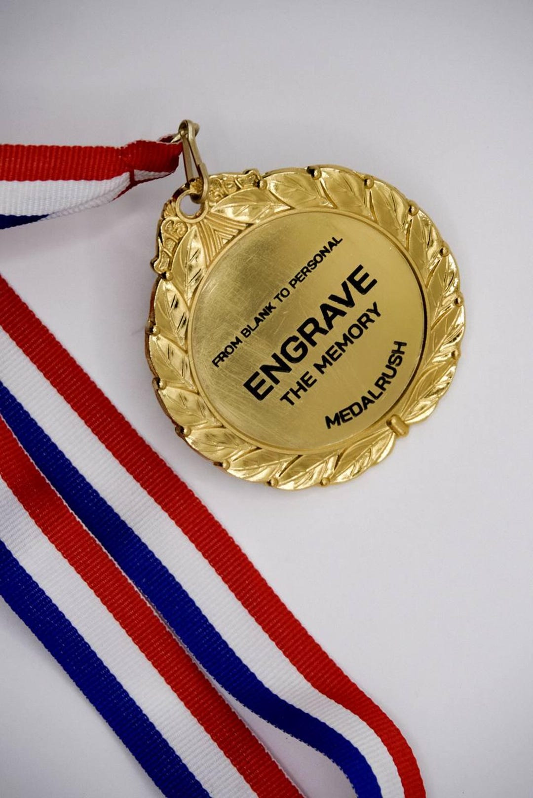 Custom Engraved Medals – Gold, Silver or Bronze Bulk Awards With Ribbon ...