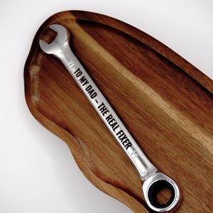 Personalized Engraved Wrench Gift | Deep Laser Engraving | Gift for Dad ...