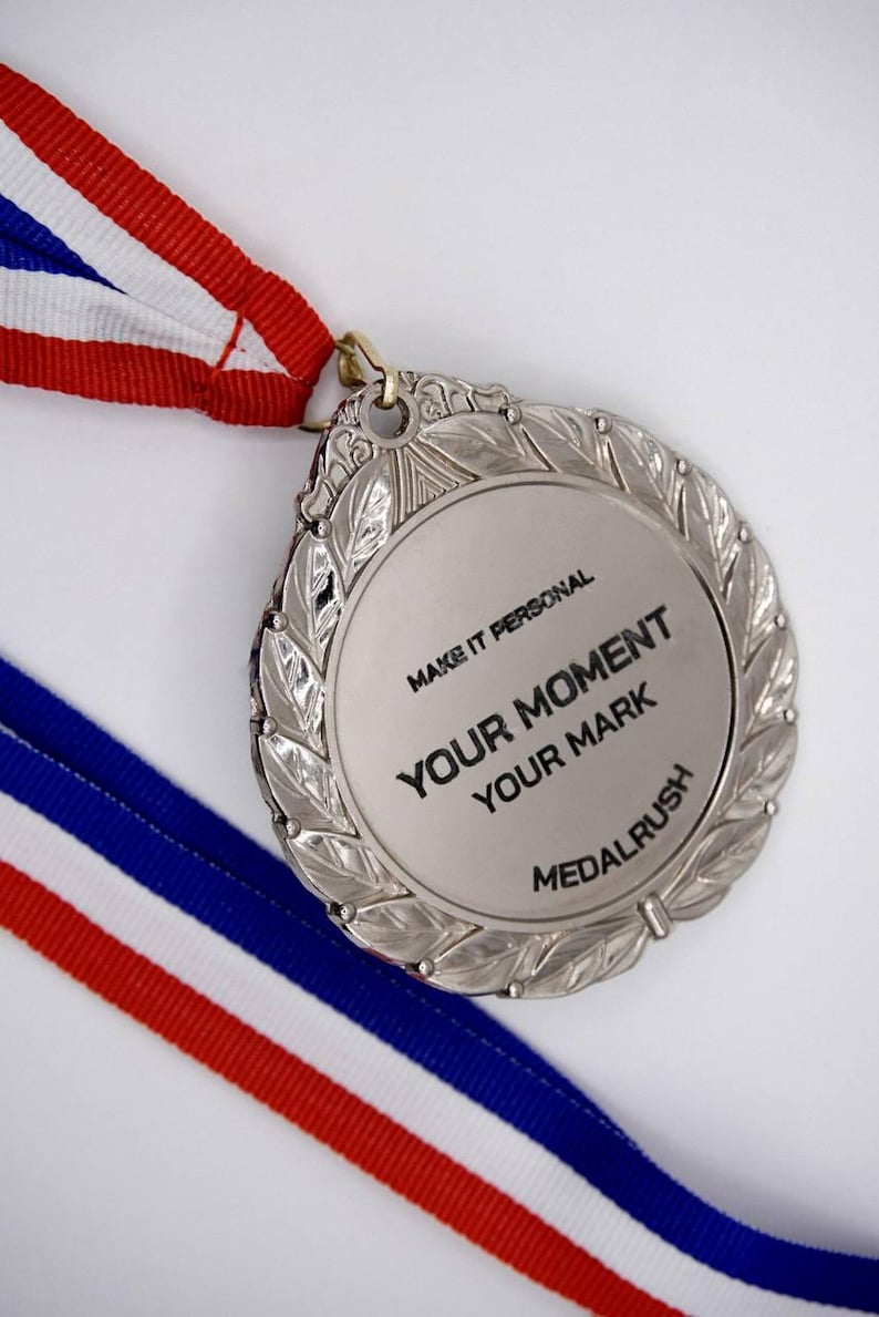 Custom Engraved Medal: Gold, Silver or Bronze Achievement Award With ...