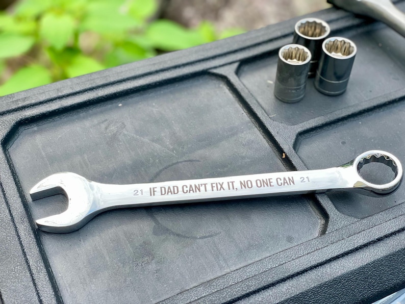 Personalized Engraved Wrench Gift – Deep Laser Engraving | Custom ...