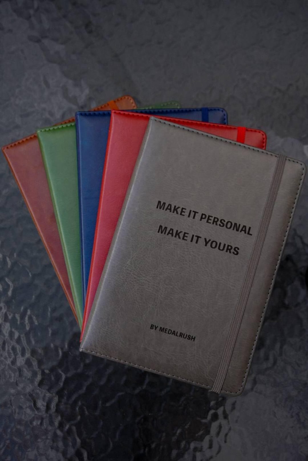 Personalized Leather Notebook – Custom Engraved Journal A5, Daily Diary ...