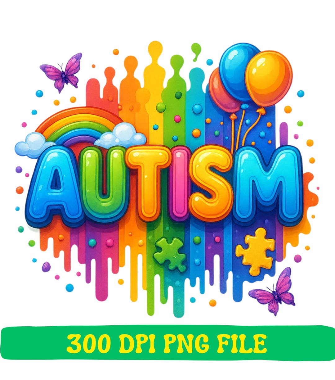 Autism Awareness Png, Retro Autism PNG, Autism Mama PNG, Autism ...