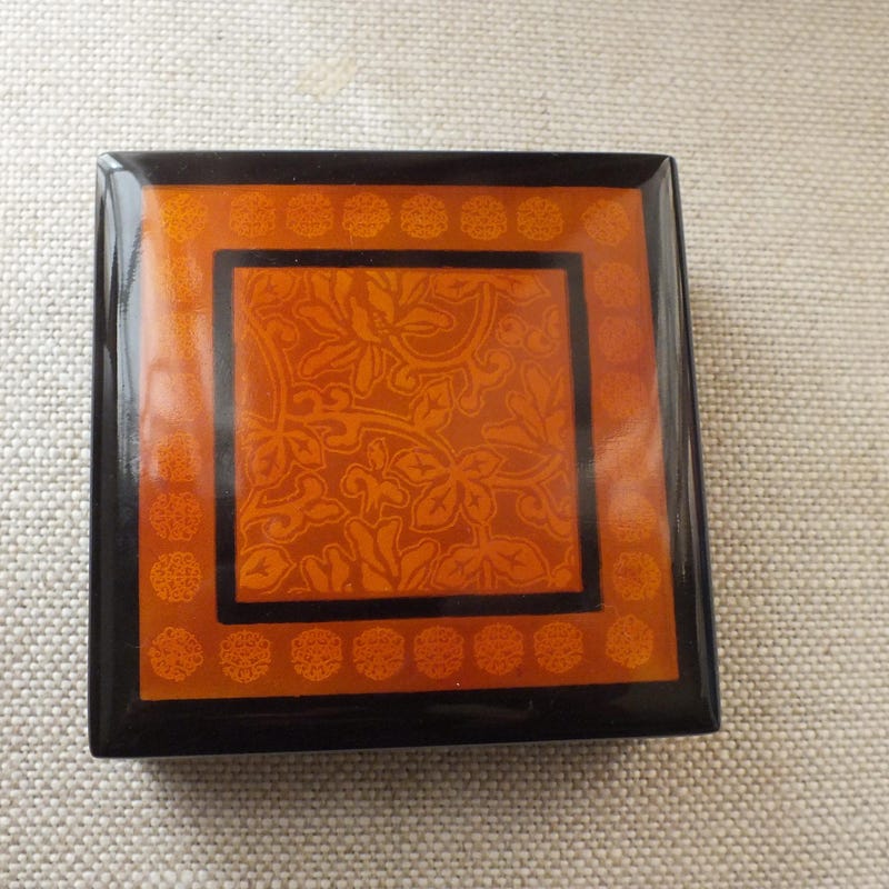 Japanese Lacquer Box Small - Etsy