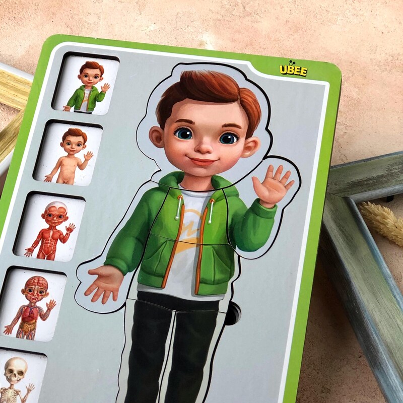 Human Body Puzzle - Etsy