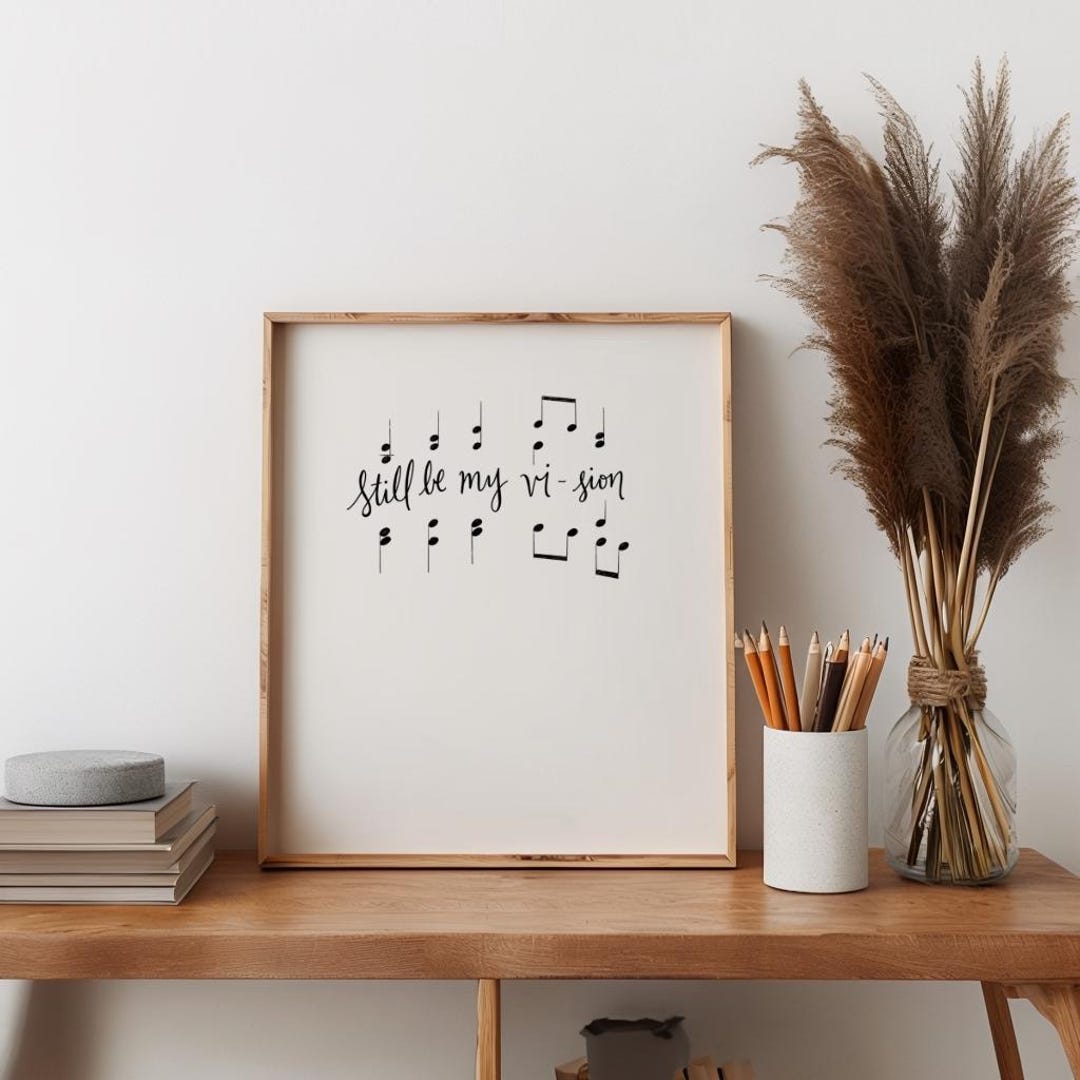 Be My Vision Wall Art Hymn Printable Christian Wall Art Hand Drawn ...