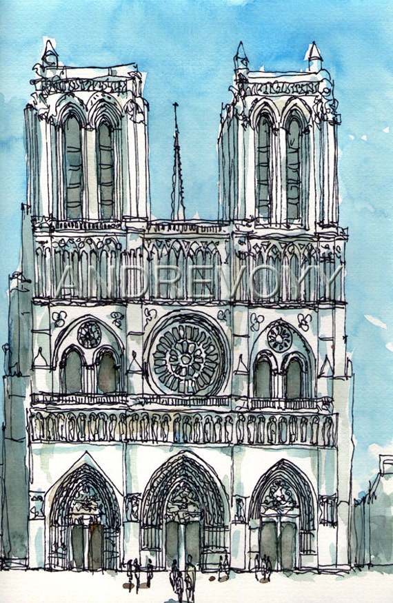 Notre Dame Drawings