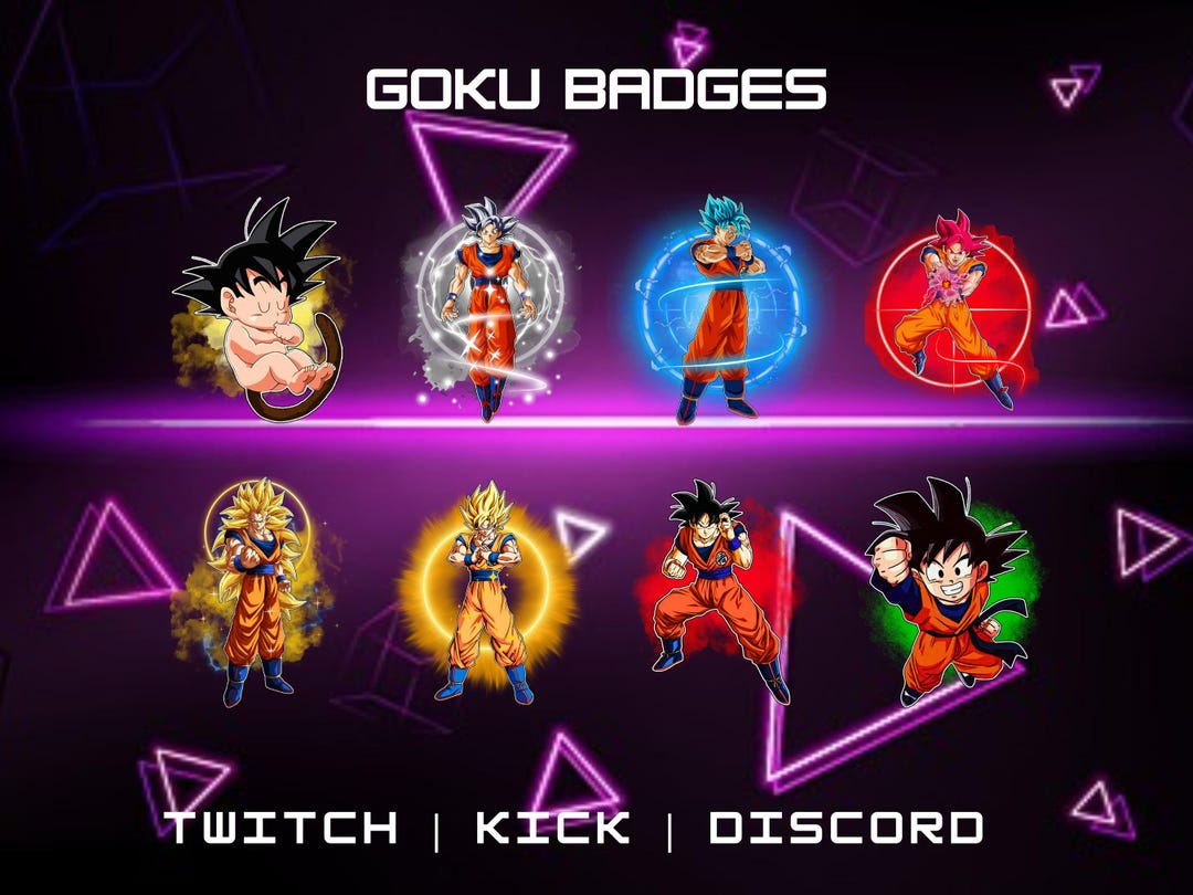 Anime Character Sub Badges | Twitch, Youtube, Discord | Bit & Sub ...