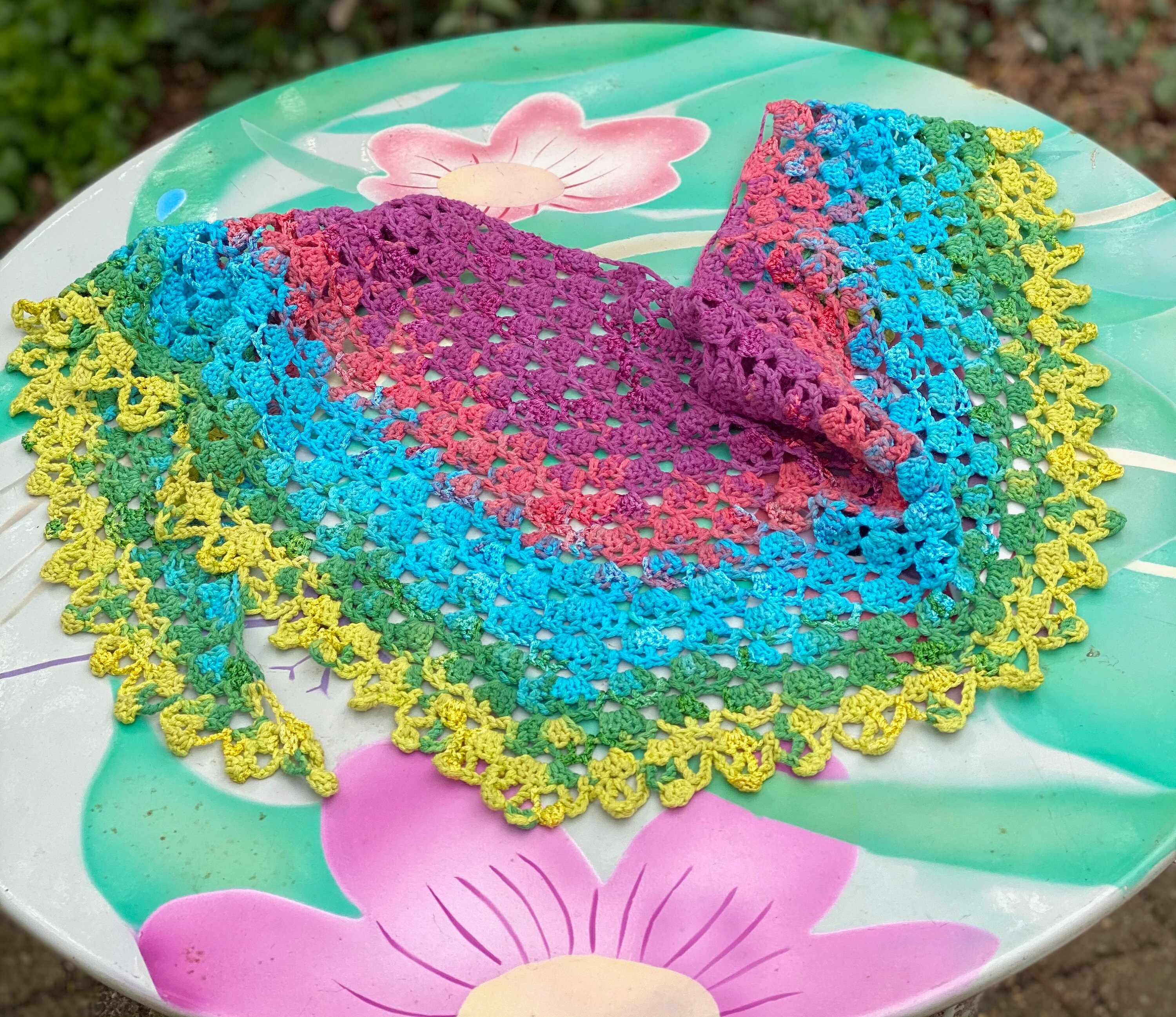 Color Bliss Shawl Crochet Pattern | Etsy