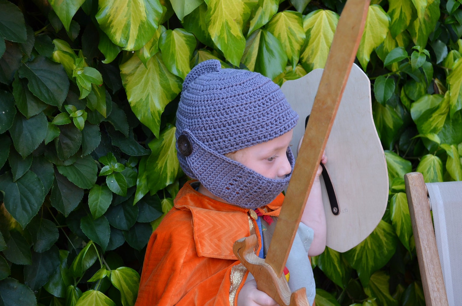 Crochet Pattern : Knight Helmet in 3 Sizes - Etsy