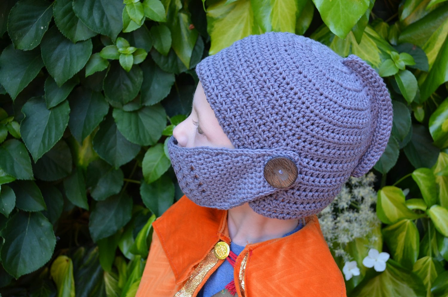 Haakpatroon : ridderhelm in 2 maten - Etsy Nederland