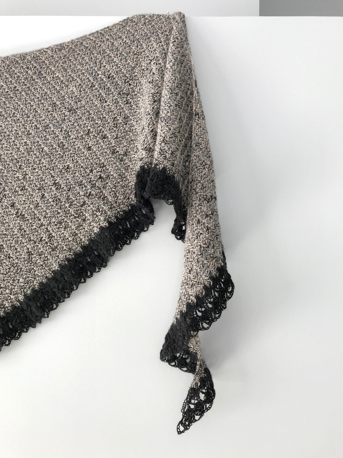 Crochet Pattern : Marling Into Darkness Shawl - Etsy
